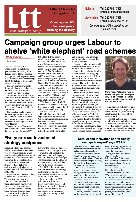 LTT magazine - Local Transport Today