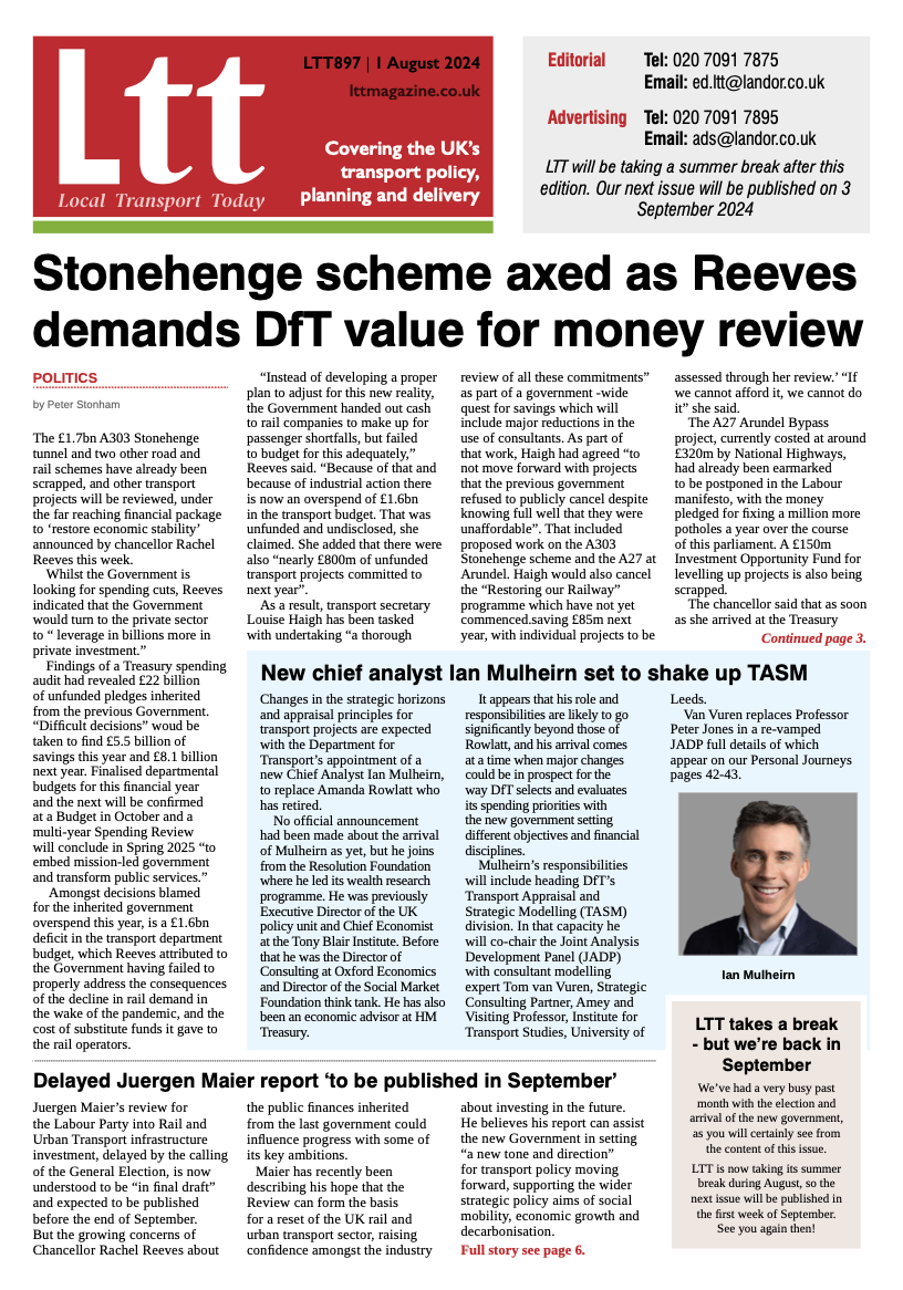 LTT magazine - Local Transport Today