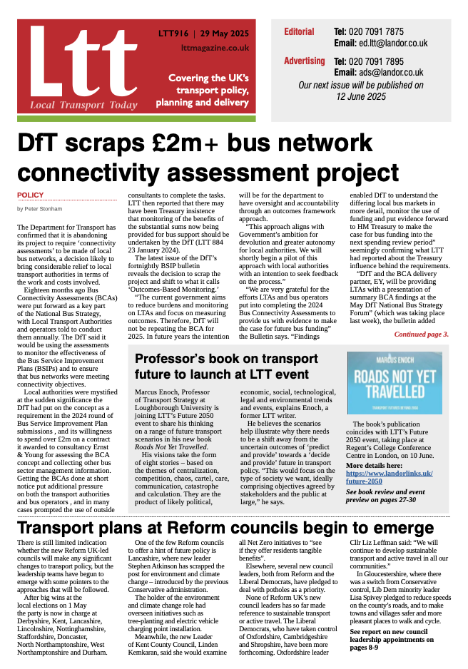 LTT magazine - Local Transport Today
