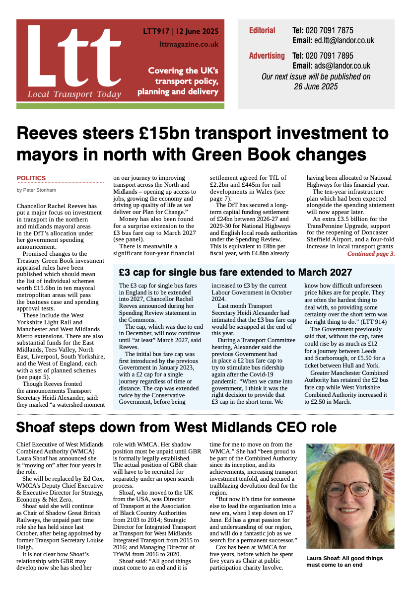 LTT magazine - Local Transport Today